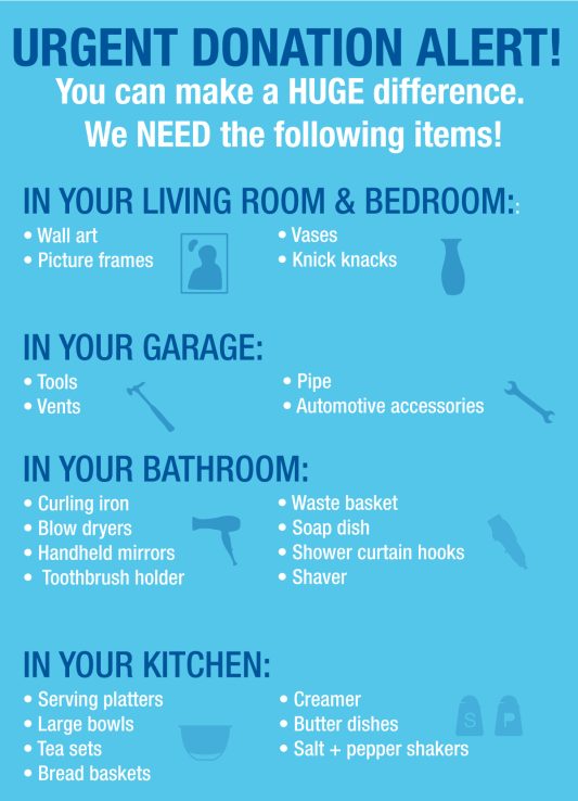 Urgent Donation Alert | Americas Thrift Stores