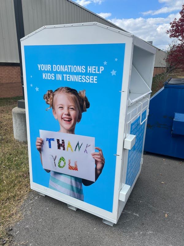 Knoxville TN N Peters Road Donation Bin | Americas Thrift Stores